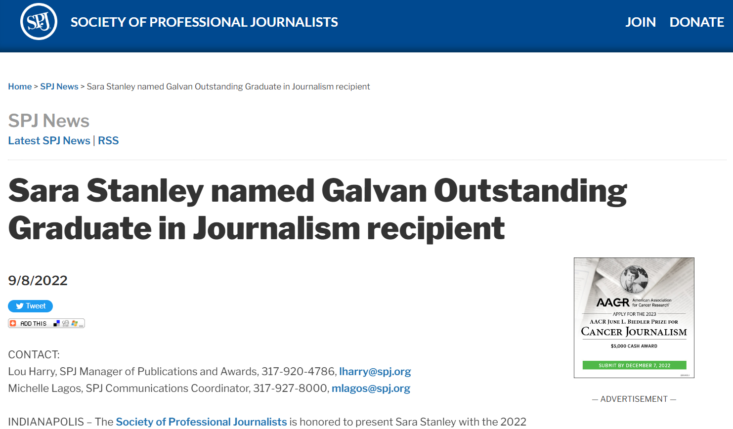 Portfolio – Sara Stanley